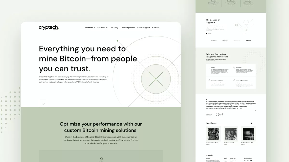 Cryptech: Refined Website Redesign | Solid Digital Cryptech: Refined Website Redesign | Solid Digital