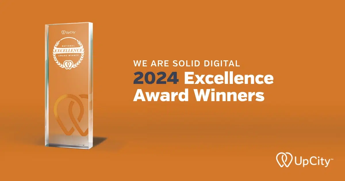 Solid Digital Wins UpCity 2024 Excellence Award